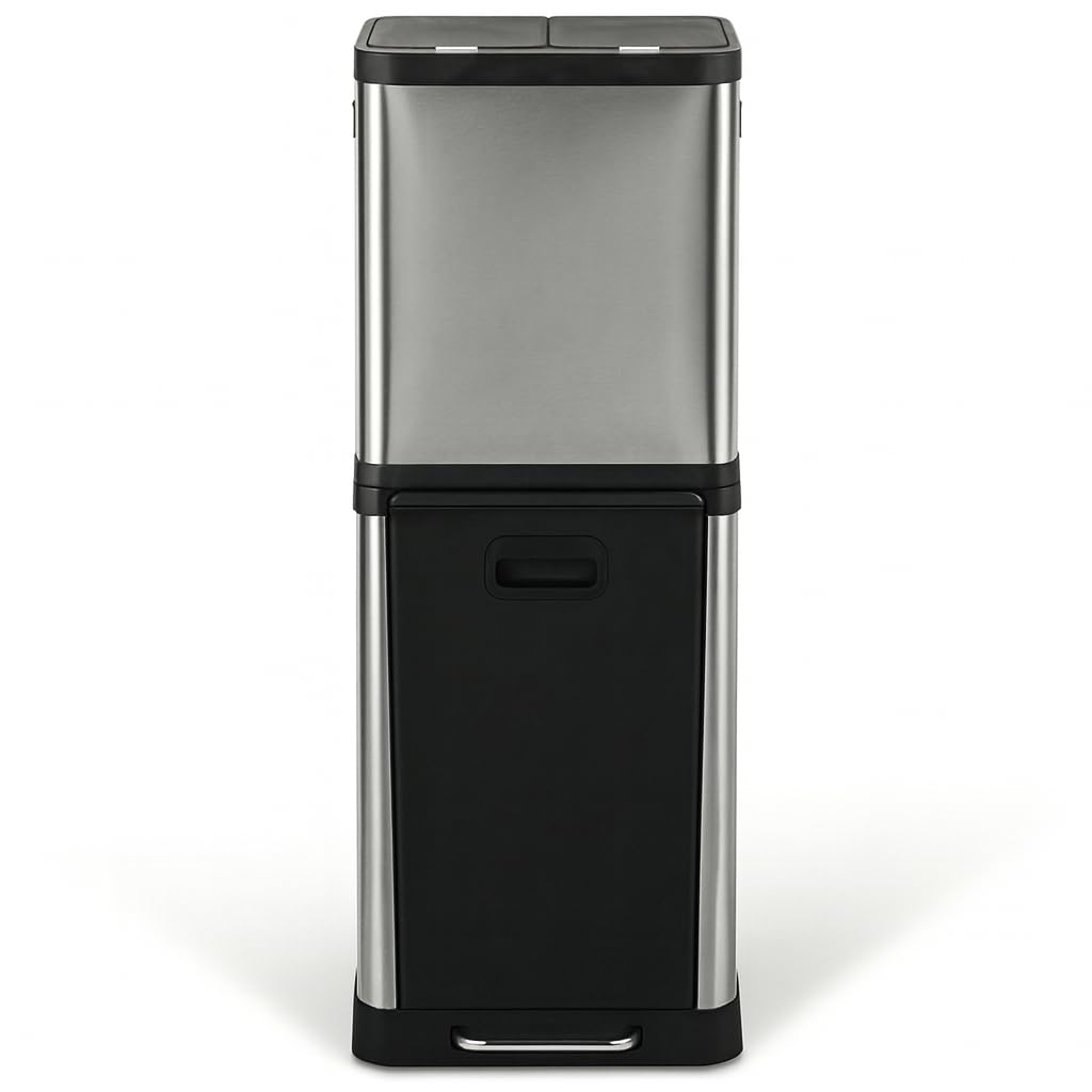 HOLDN’ STORAGE Trash & Recycling Solutions for Home Kitchen – Stainles ...