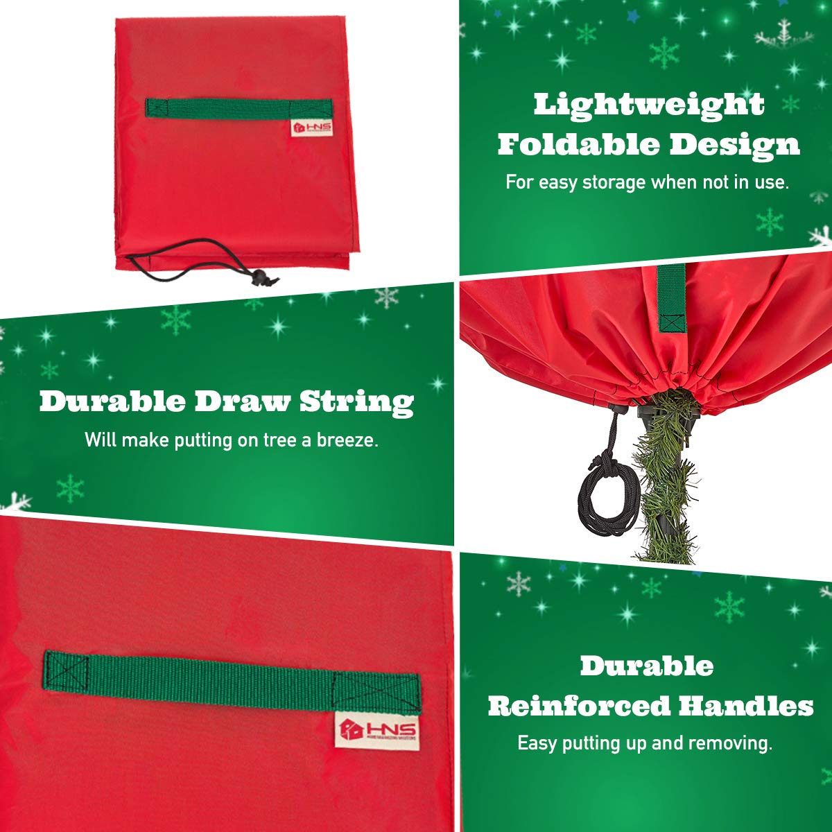 Upright Christmas Tree Storage Bag – For Topiary Trees – Holiday Tree ...